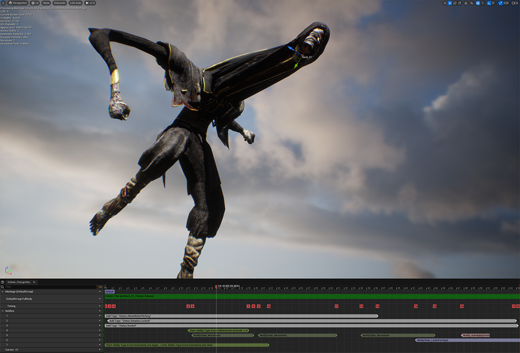 Character Animation Foundations - Mortal Rite Game