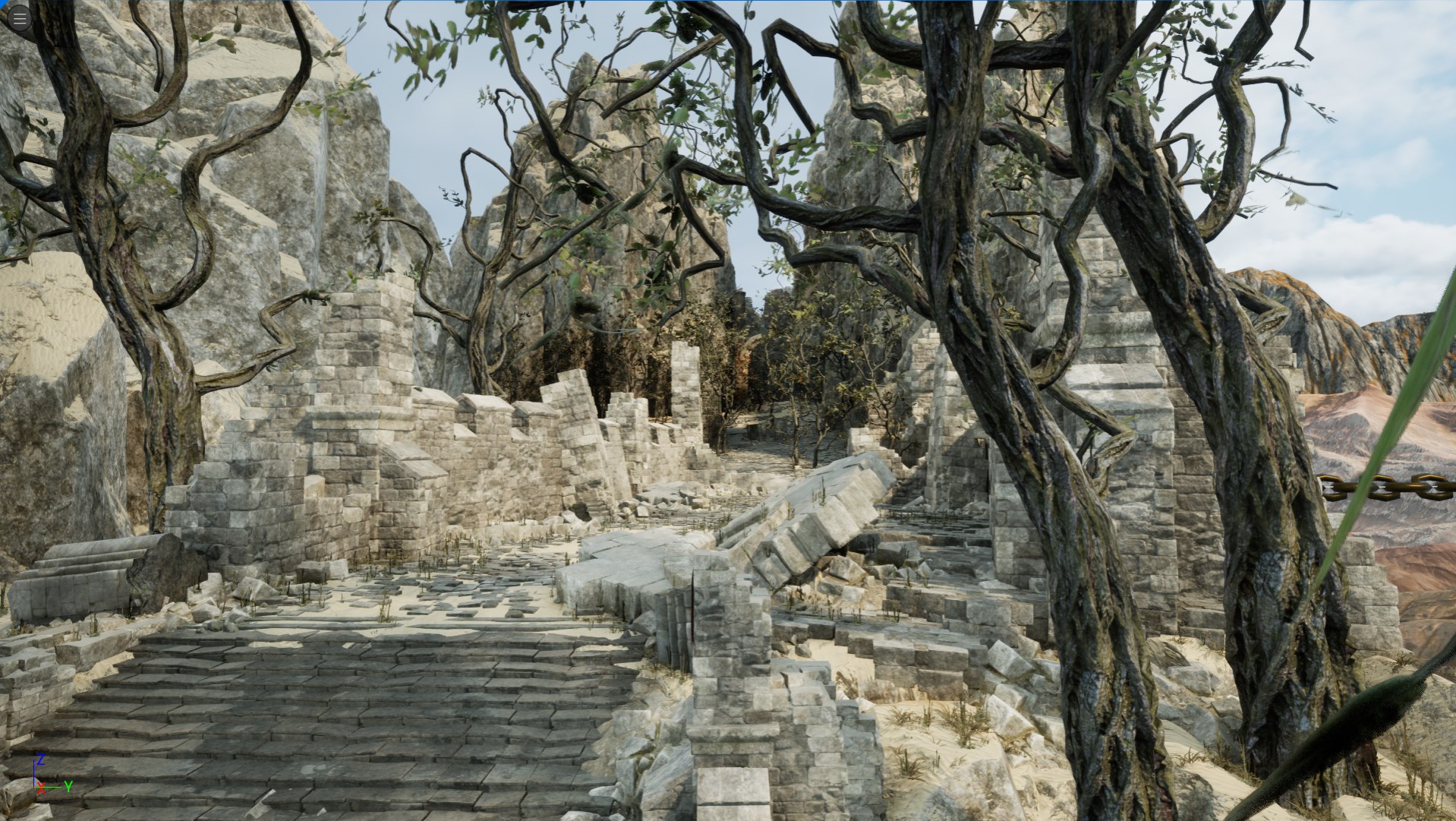 Level Transitions - Mortal Rite Game